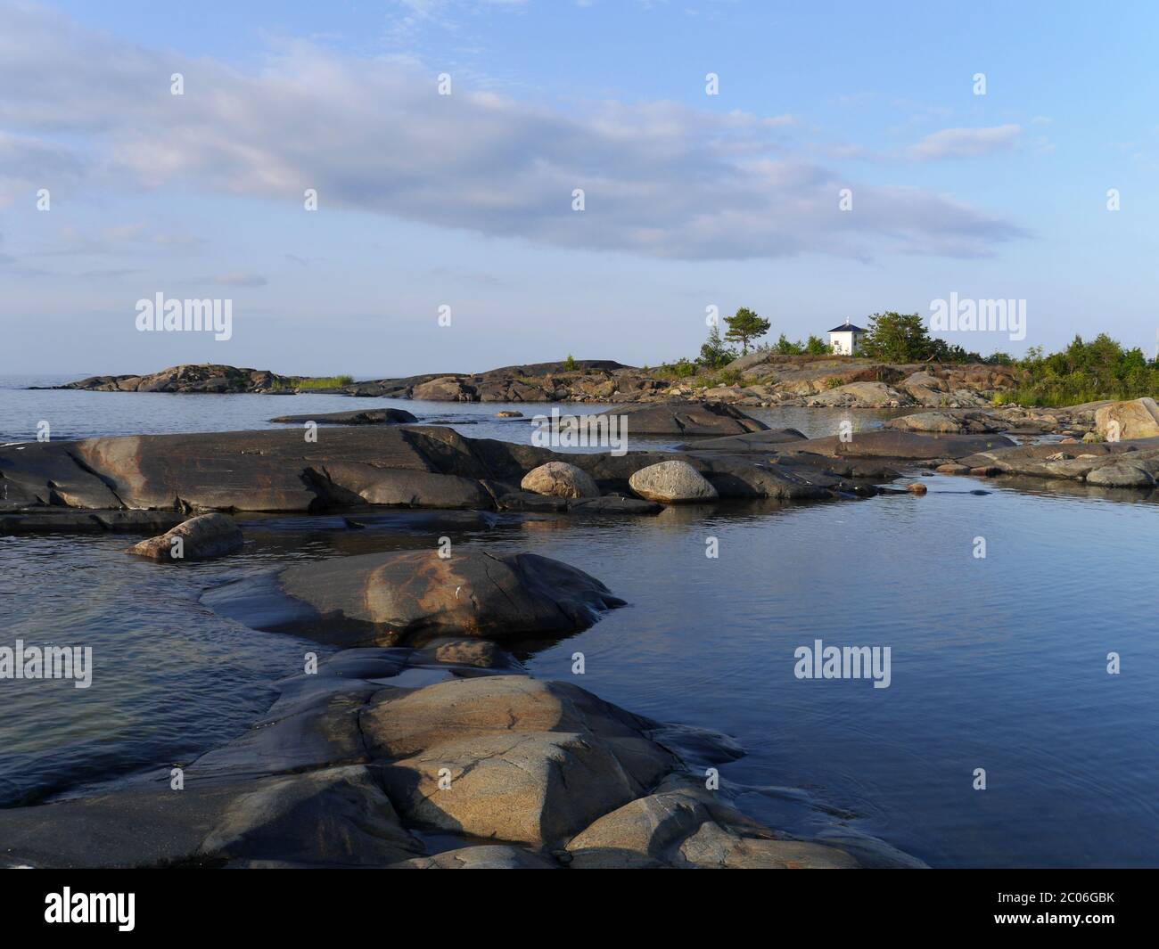 coastal landscape in sweden Stock Photo - Alamy