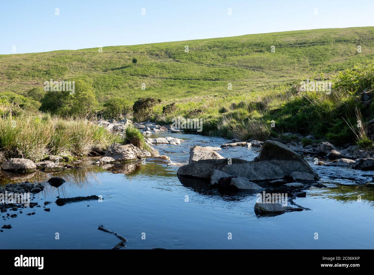 River Avon between the Avon Dam and Shipley Bridge, Dartmoor, Devon ...