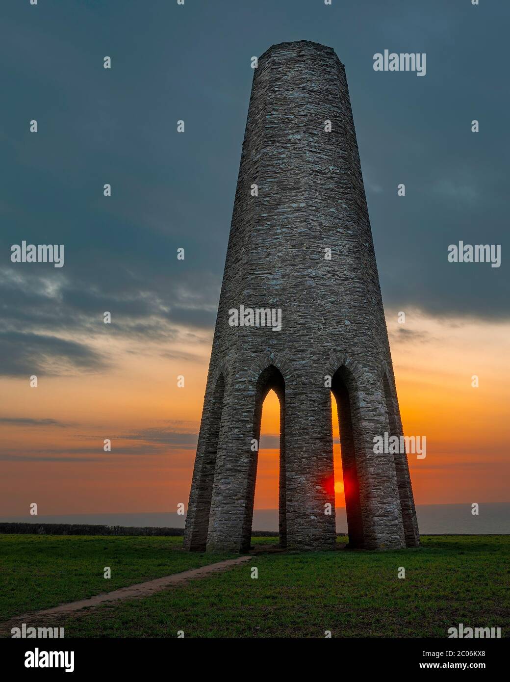 The Daymark, Kingswear at sunrise Stock Photo - Alamy
