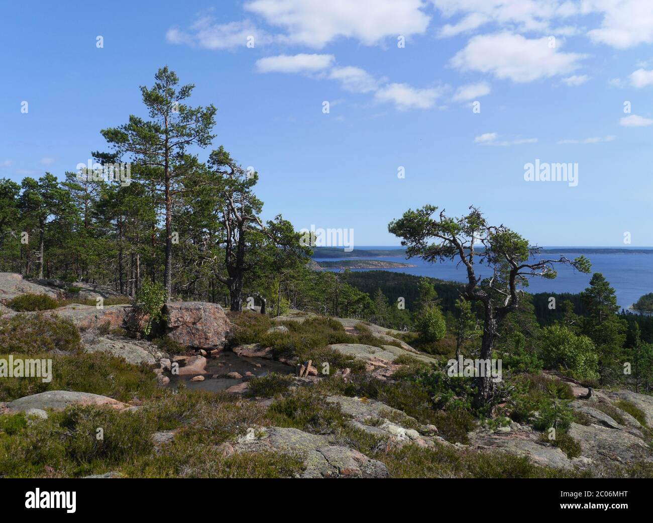landscape at the high coast in sweden Stock Photo - Alamy