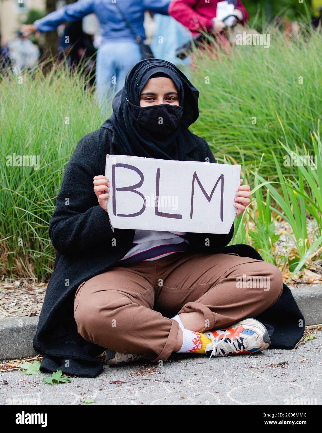 Racial discrimination protest hi-res stock photography and images - Alamy