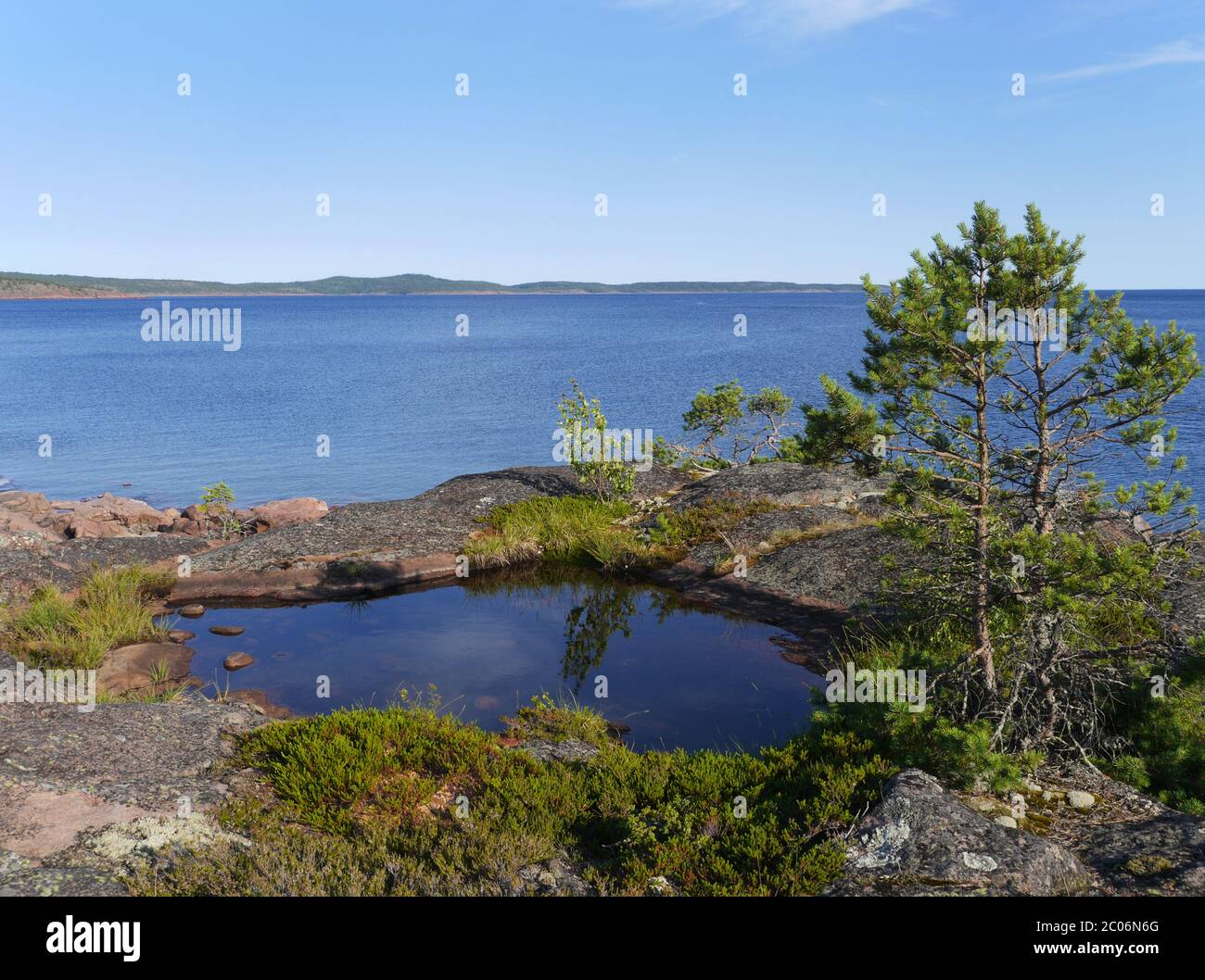 coastal landscape in sweden Stock Photo - Alamy