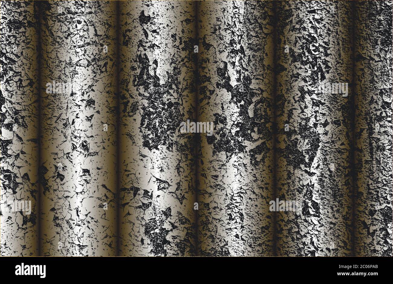 Abstract vector silver grunge background with vertical stripes ...
