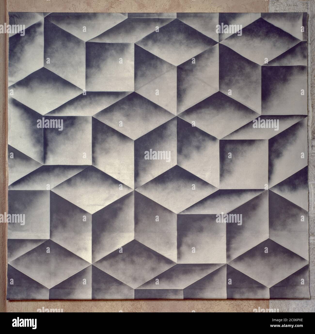 Enrico Castellani STENDARDO DI PISA artwork at CAMUSAC Museum of ...