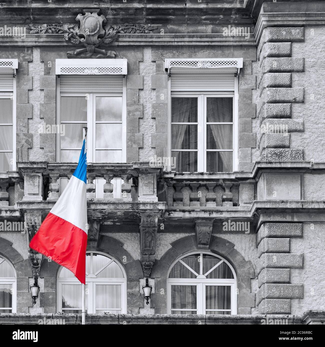 Medieval french flag hi-res stock photography and images - Alamy