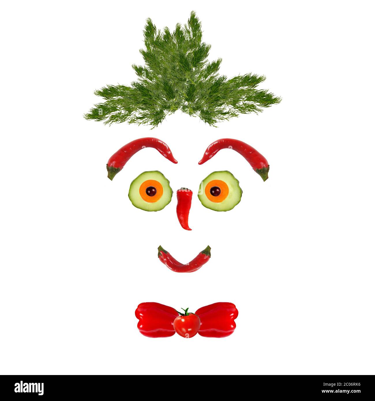 Vegetables face head hi-res stock photography and images - Alamy