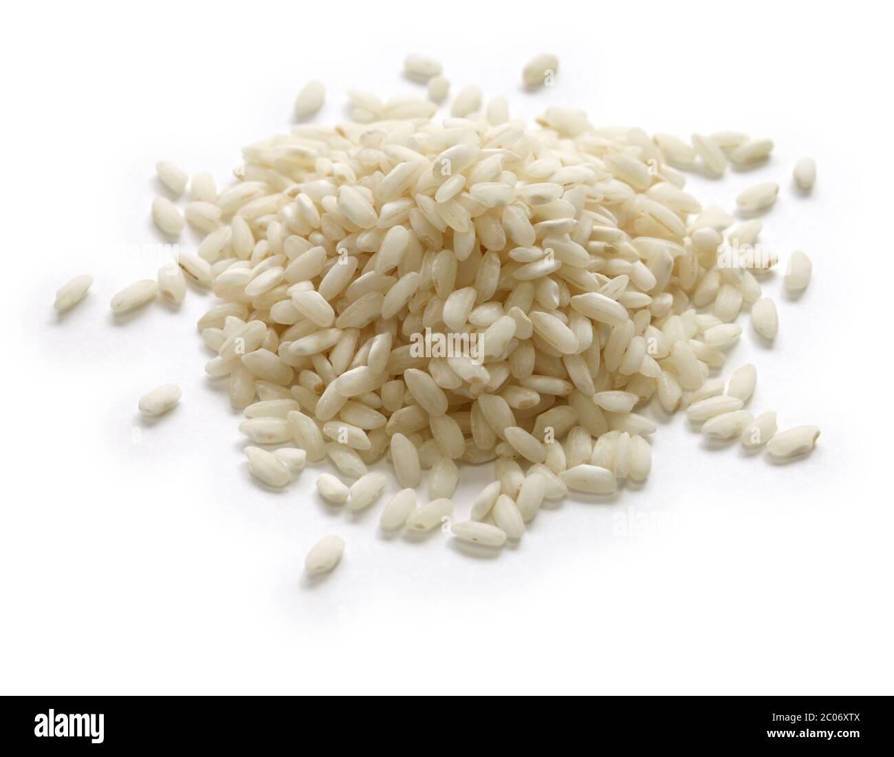 carnaroli, italian risotto rice isolated on white background Stock ...