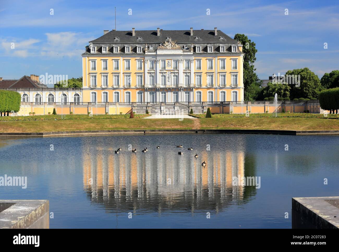 Augustusburg and falkenlust castle hi-res stock photography and images ...
