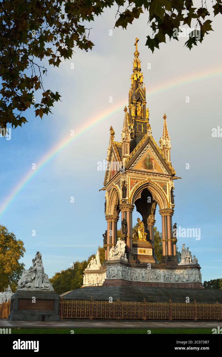 The Albert Memorial in Kensington Gardens, London, England, UK Stock Photo - Alamy