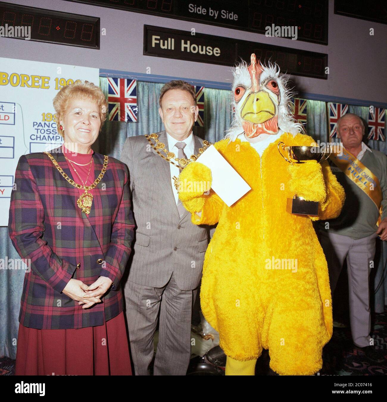 1996, Fancy Dress staff competition at Gala Bingo, Wakefield, West ...