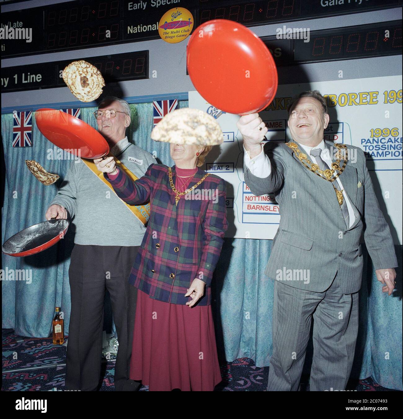 1996, Fancy Dress staff competition at Gala Bingo, Wakefield, West ...