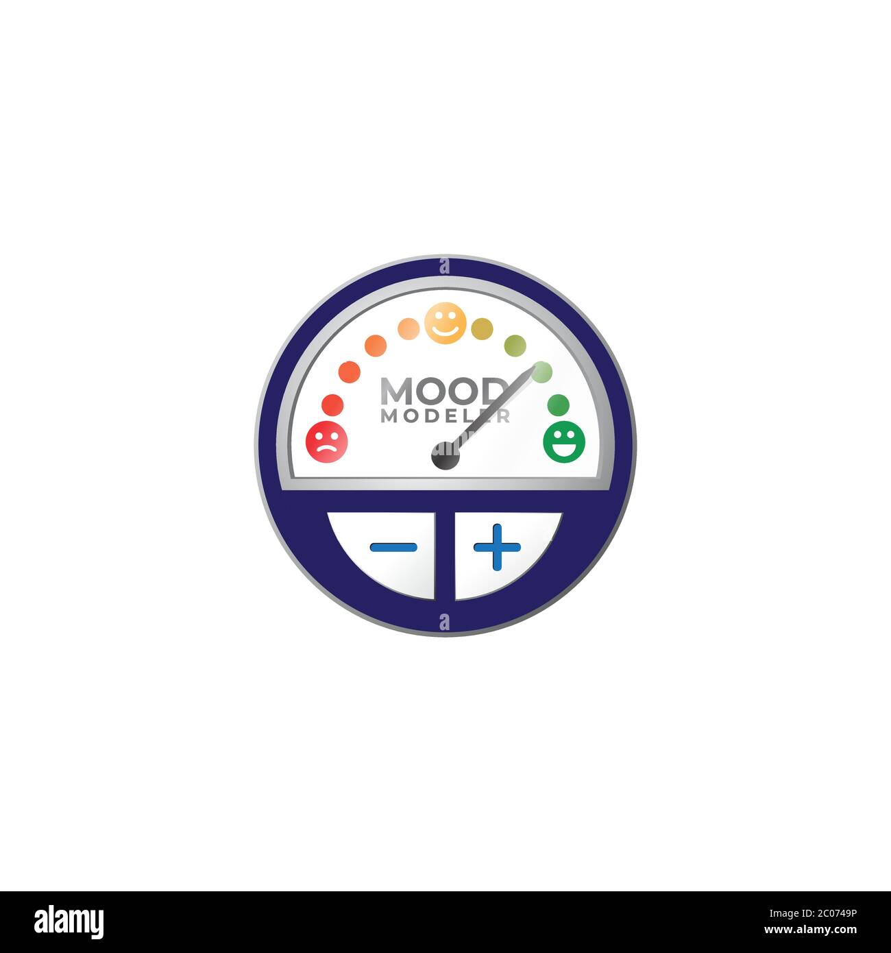 Mood modeler device vector illustration isolated on white background ...