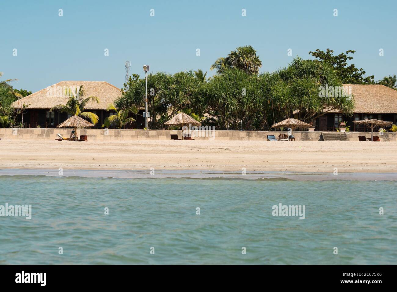 Sandy beach in Ngwesaung, Ayeyarwady Region, Myanmar Stock Photo - Alamy