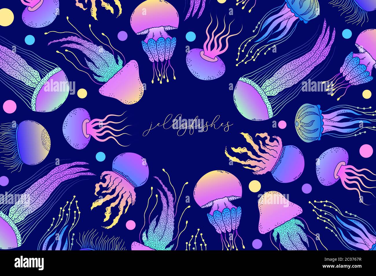 Jellyfish poster hi-res stock photography and images - Alamy