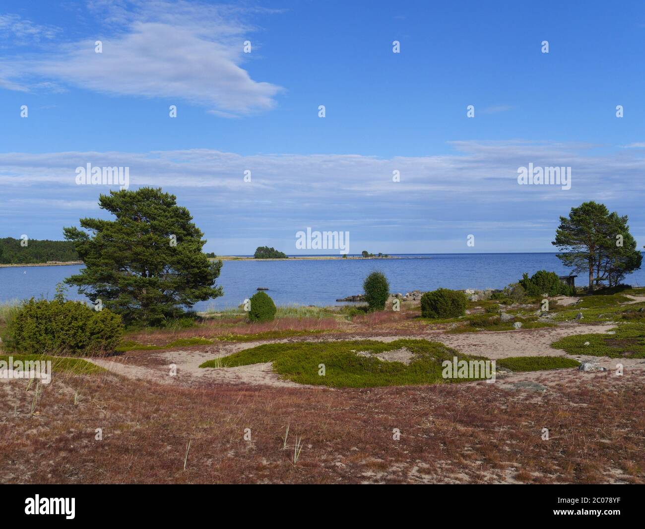 coastal landscape in sweden Stock Photo - Alamy