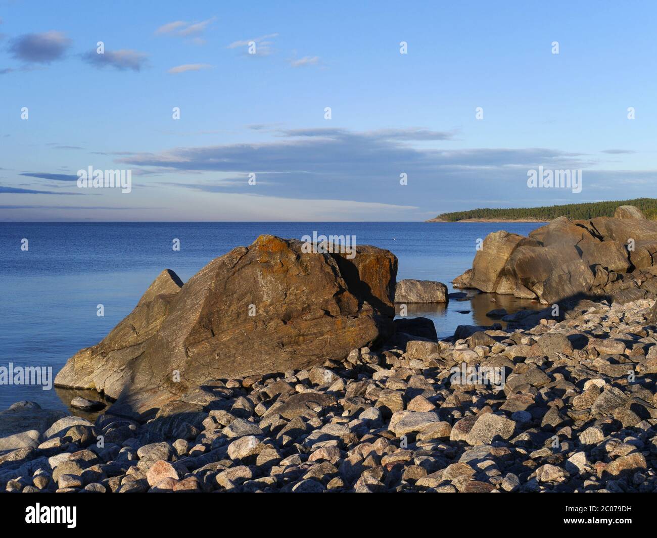 coastal landscape in sweden Stock Photo - Alamy