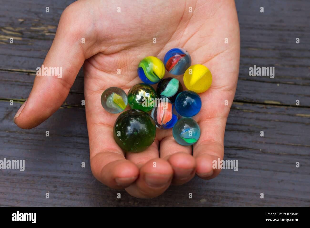 A set of colorful marbles Stock Photo - Alamy