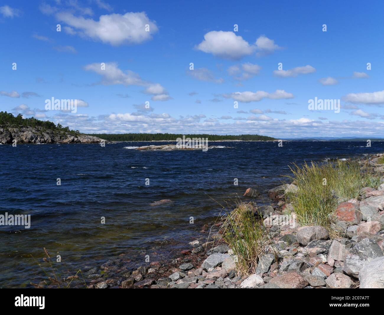 coastal landscape in sweden Stock Photo - Alamy