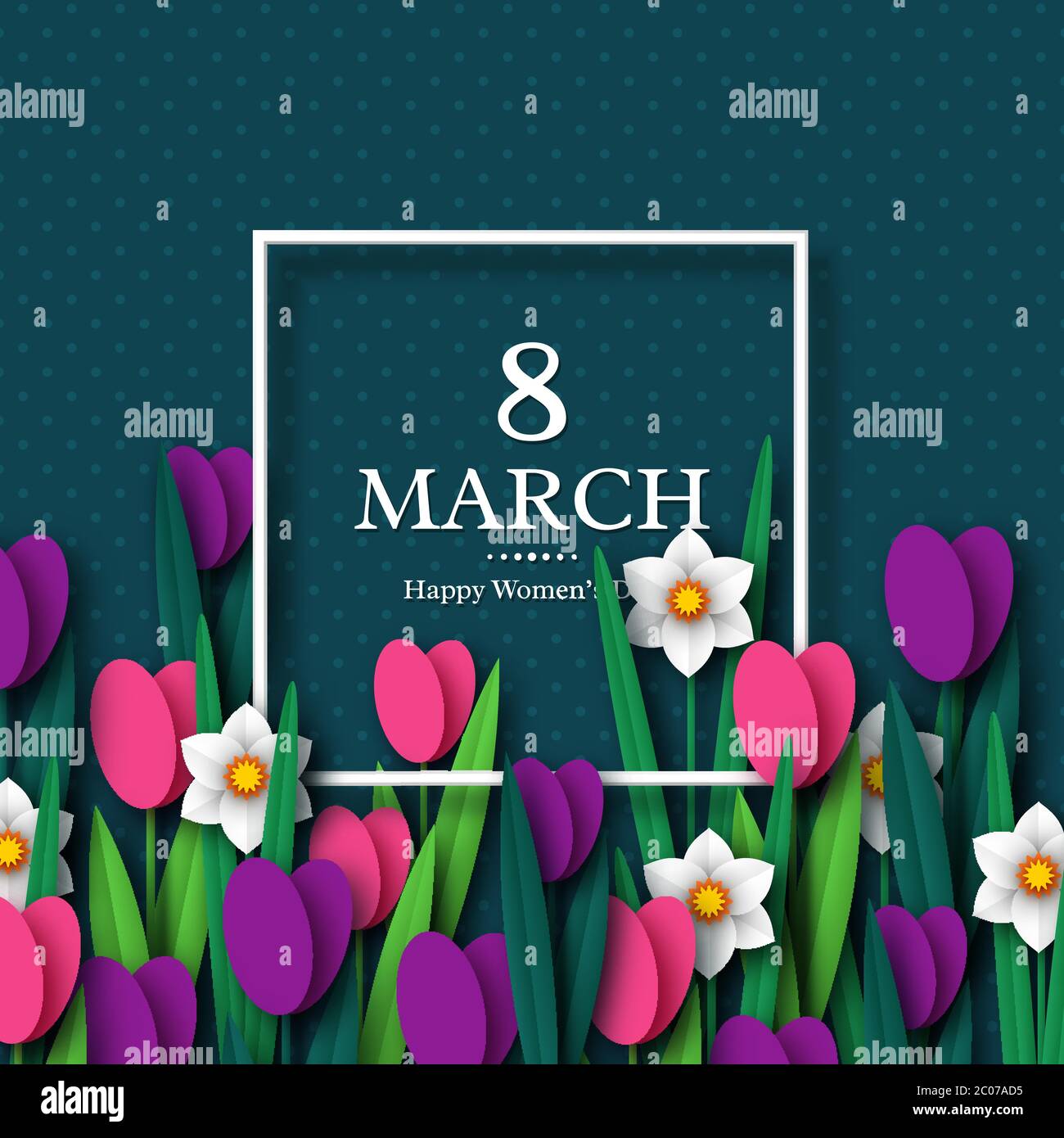 March 8 greeting card Stock Vector Image & Art - Alamy