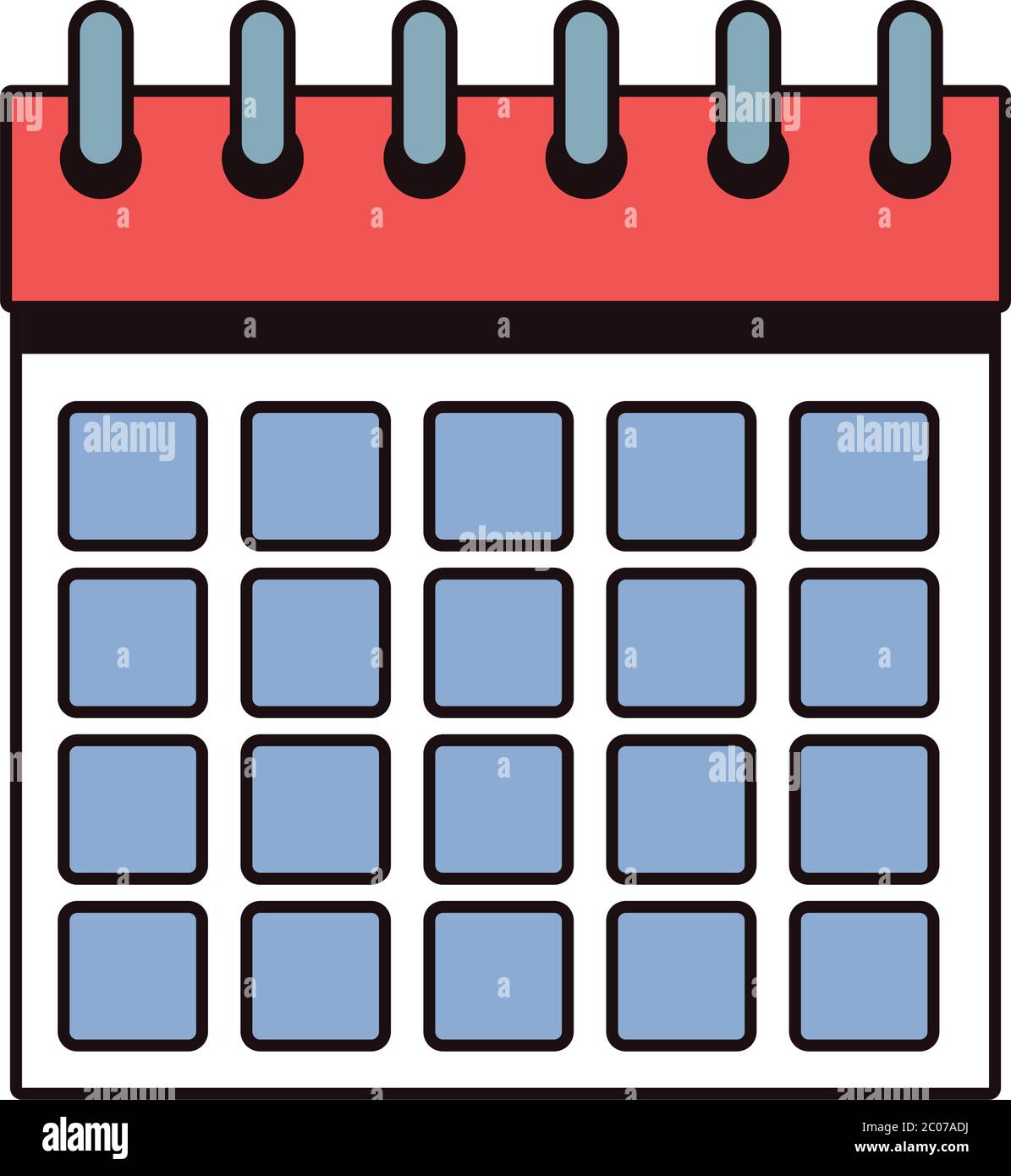 calendar reminder date isolated icon vector illustration design Stock ...