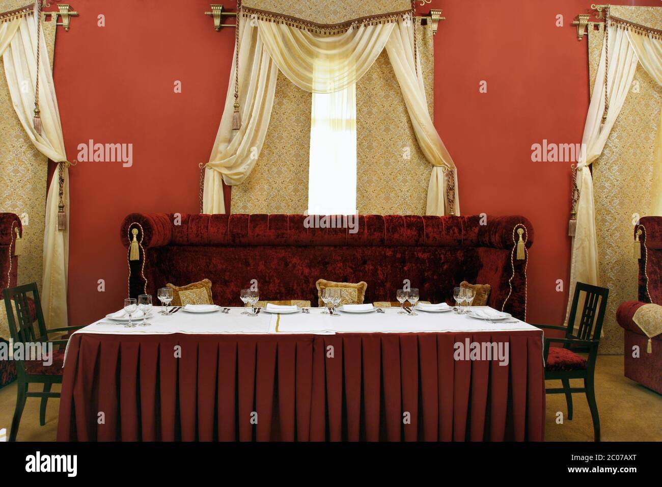Restaurant in the orient style Stock Photo - Alamy