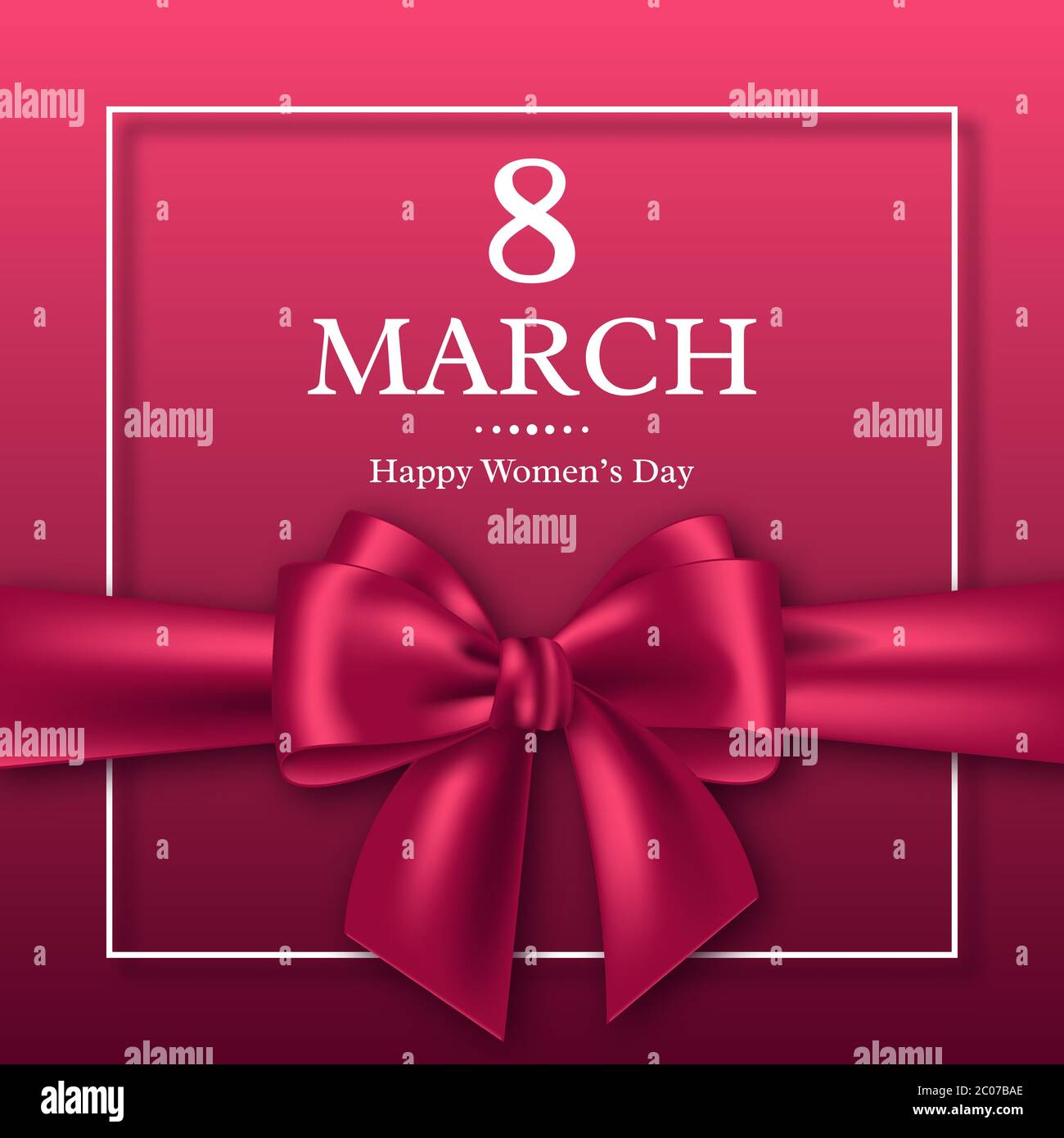 March 8 greeting card for International Womans Day Stock Vector Image ...