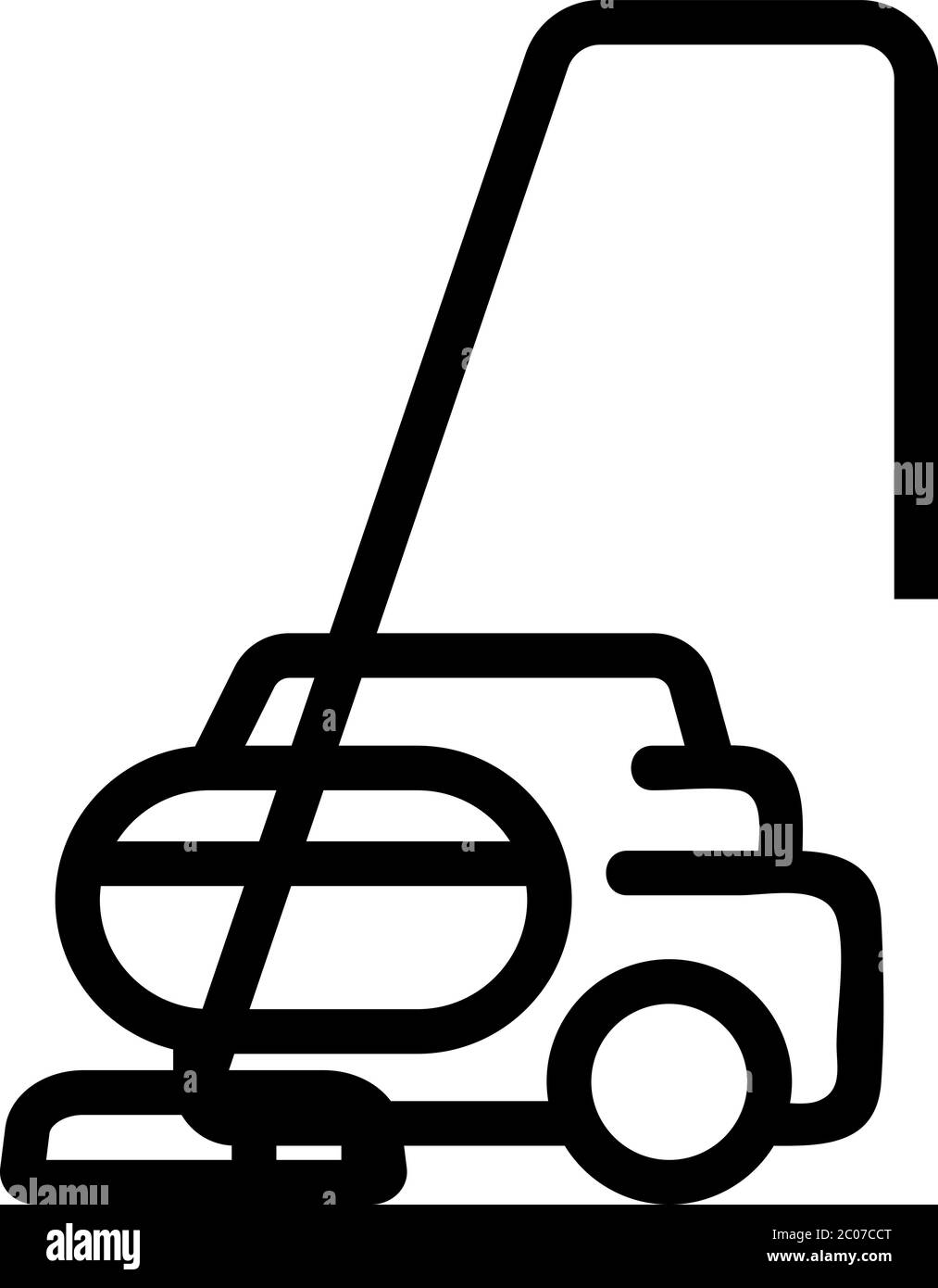 wet vacuum cleaner office equipment icon vector outline illustration ...