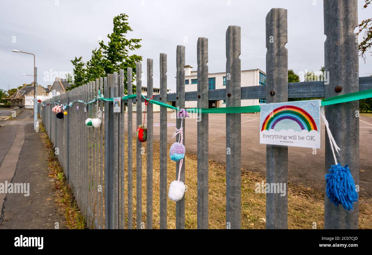 Primary school railings uk playground hi-res stock photography and ...