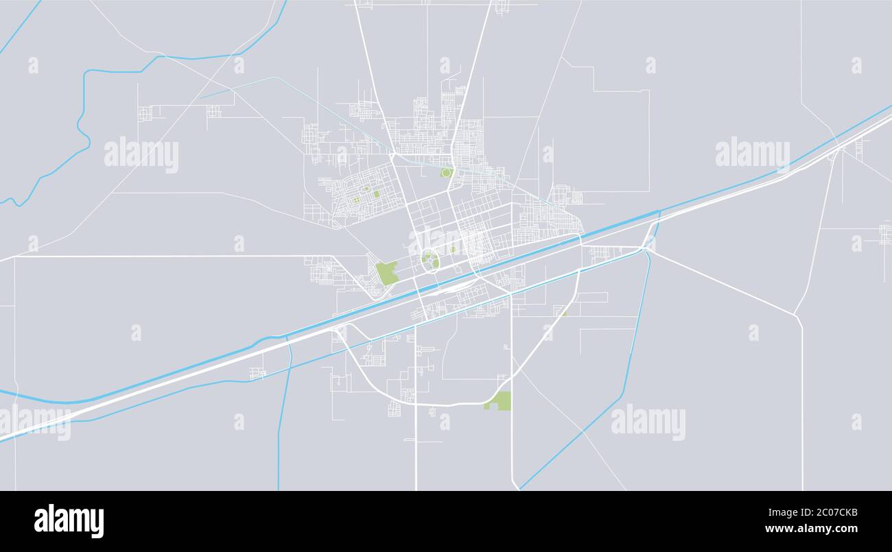 Urban vector city map of Sahiwal, Pakistan Stock Vector Image & Art - Alamy