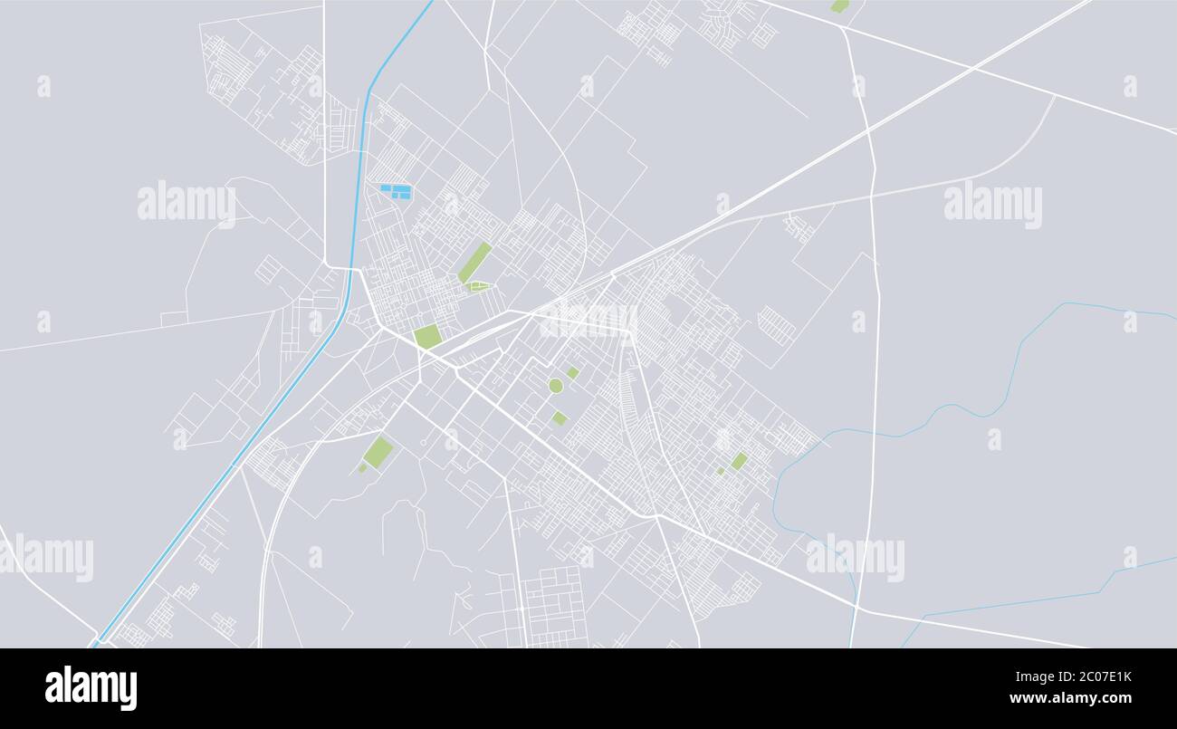 Urban vector city map of Sargodha, Pakistan Stock Vector Image & Art ...