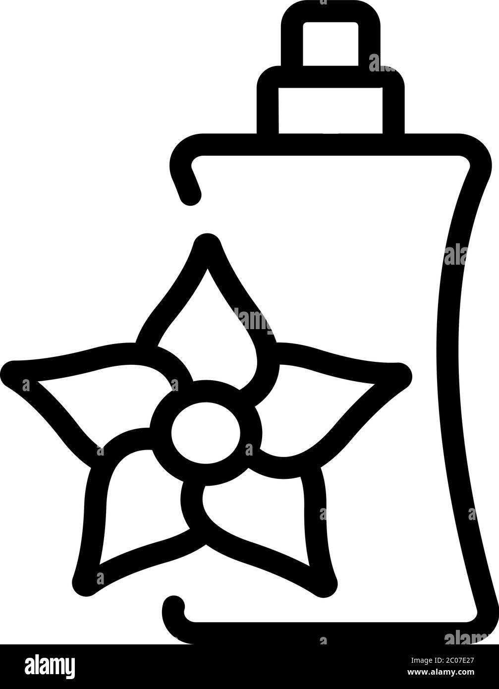 vanilla perfume icon vector outline illustration Stock Vector Image ...