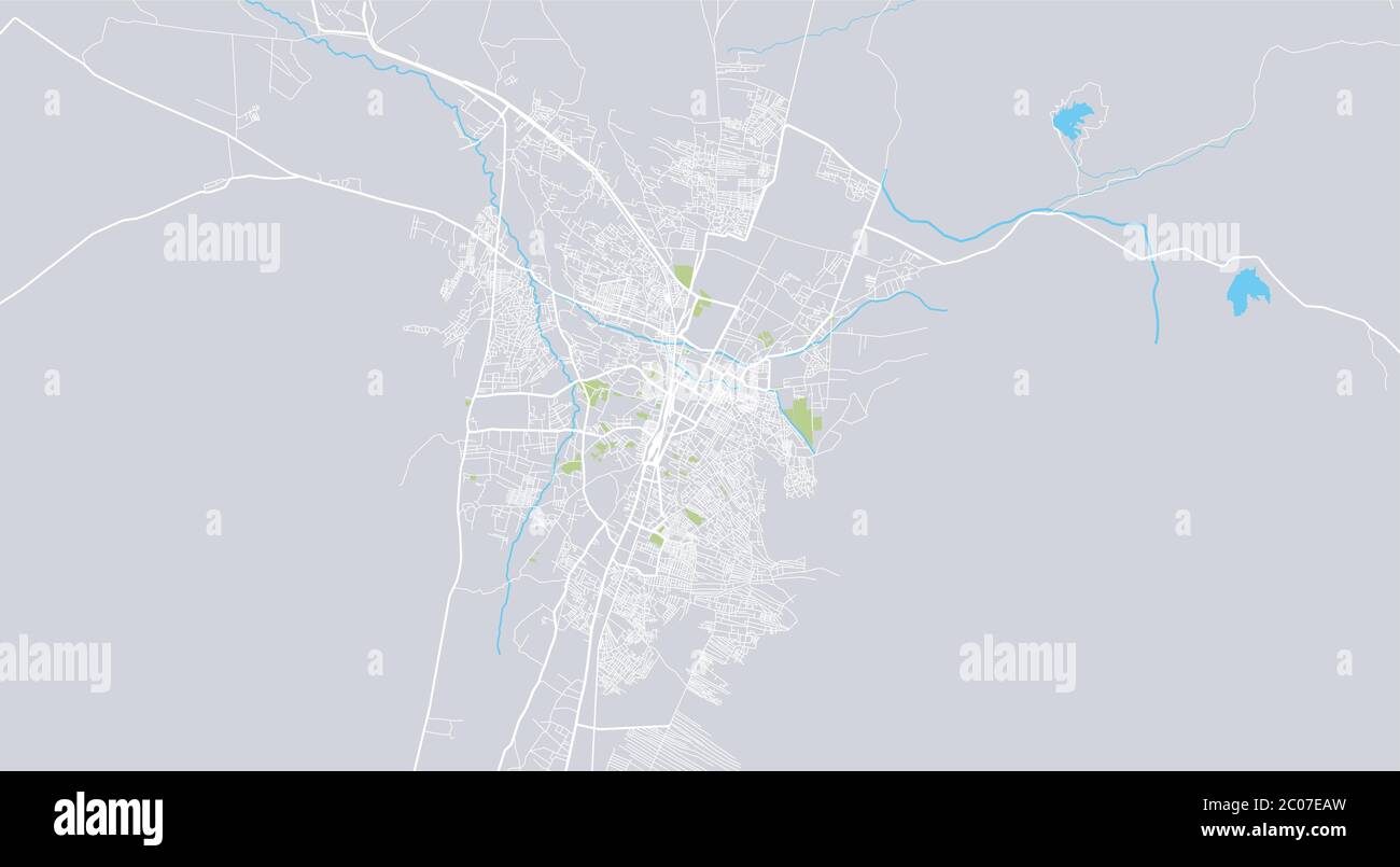 Urban vector city map of Quetta, Pakistan Stock Vector Image & Art - Alamy