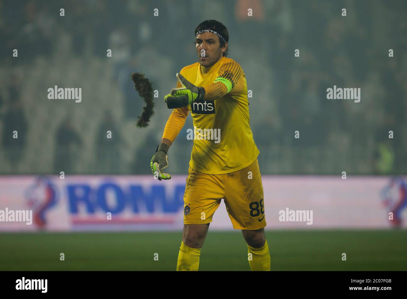 Vladimir stojkovic goalkeeper partizan belgrade hi-res stock ...