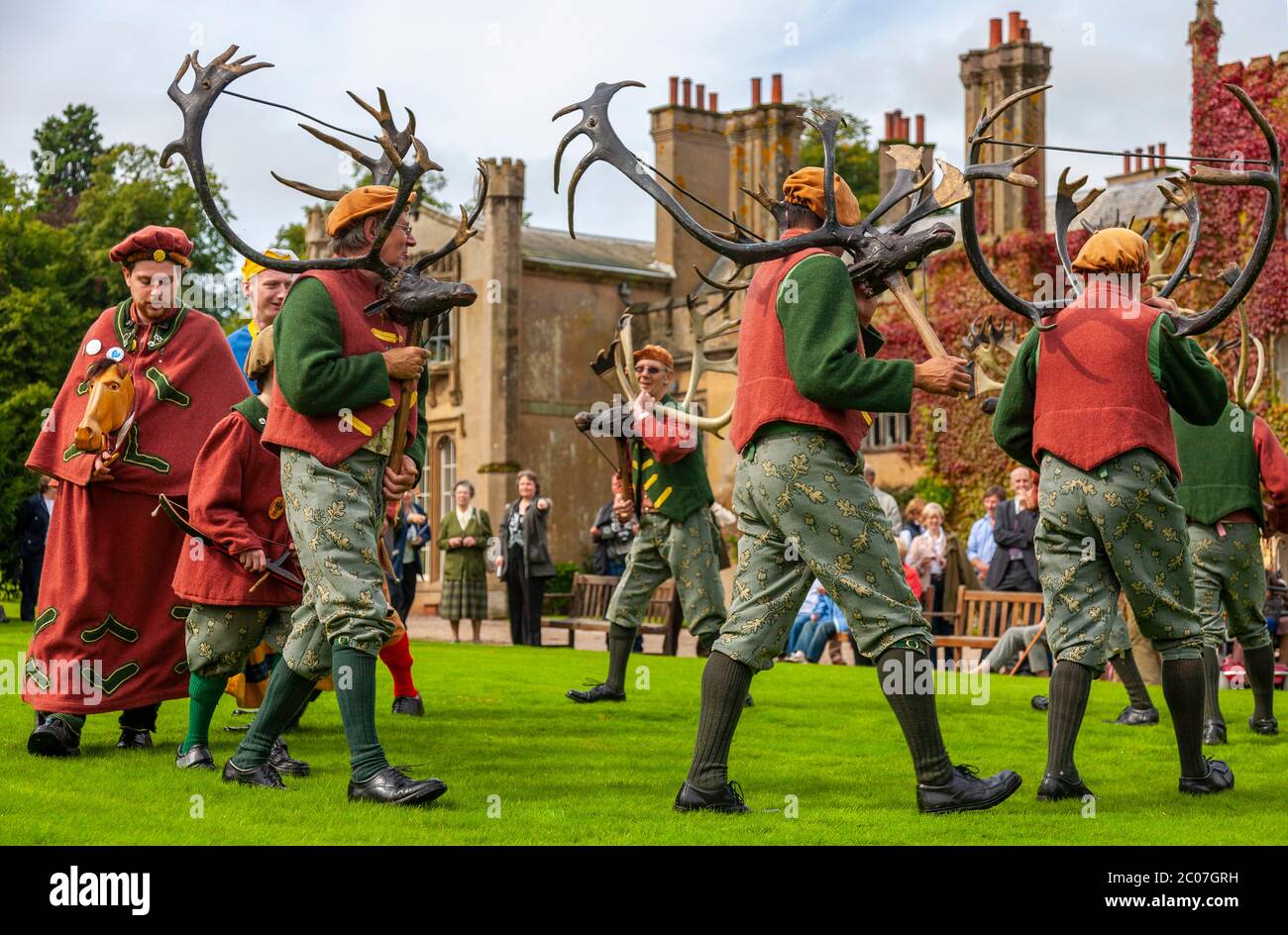 Abbots Bromley Horn Dance, Abbots Bromley, Staffordshire, England, UK ...