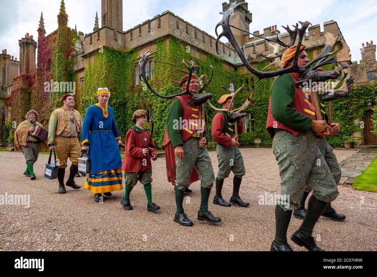 Abbots Bromley Horn Dance, Abbots Bromley, Staffordshire, England, UK ...