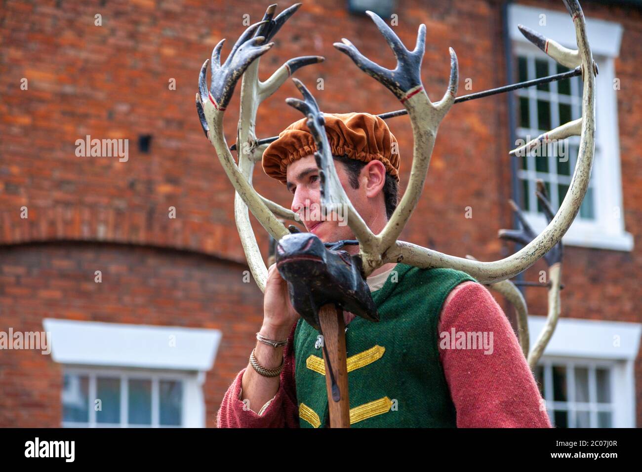 Abbots Bromley Horn Dance, Abbots Bromley, Staffordshire, England, UK ...