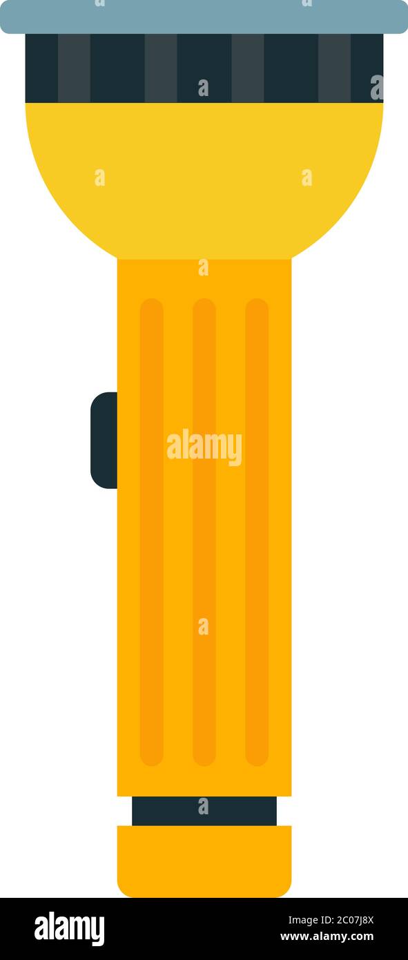 Yellow flashlight vector flat isolated Stock Vector Image & Art - Alamy