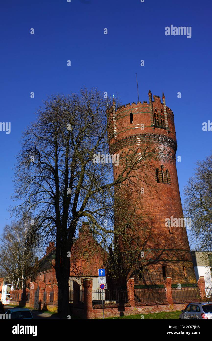 Water tower, formerly part of the city fortifications Stock Photo - Alamy