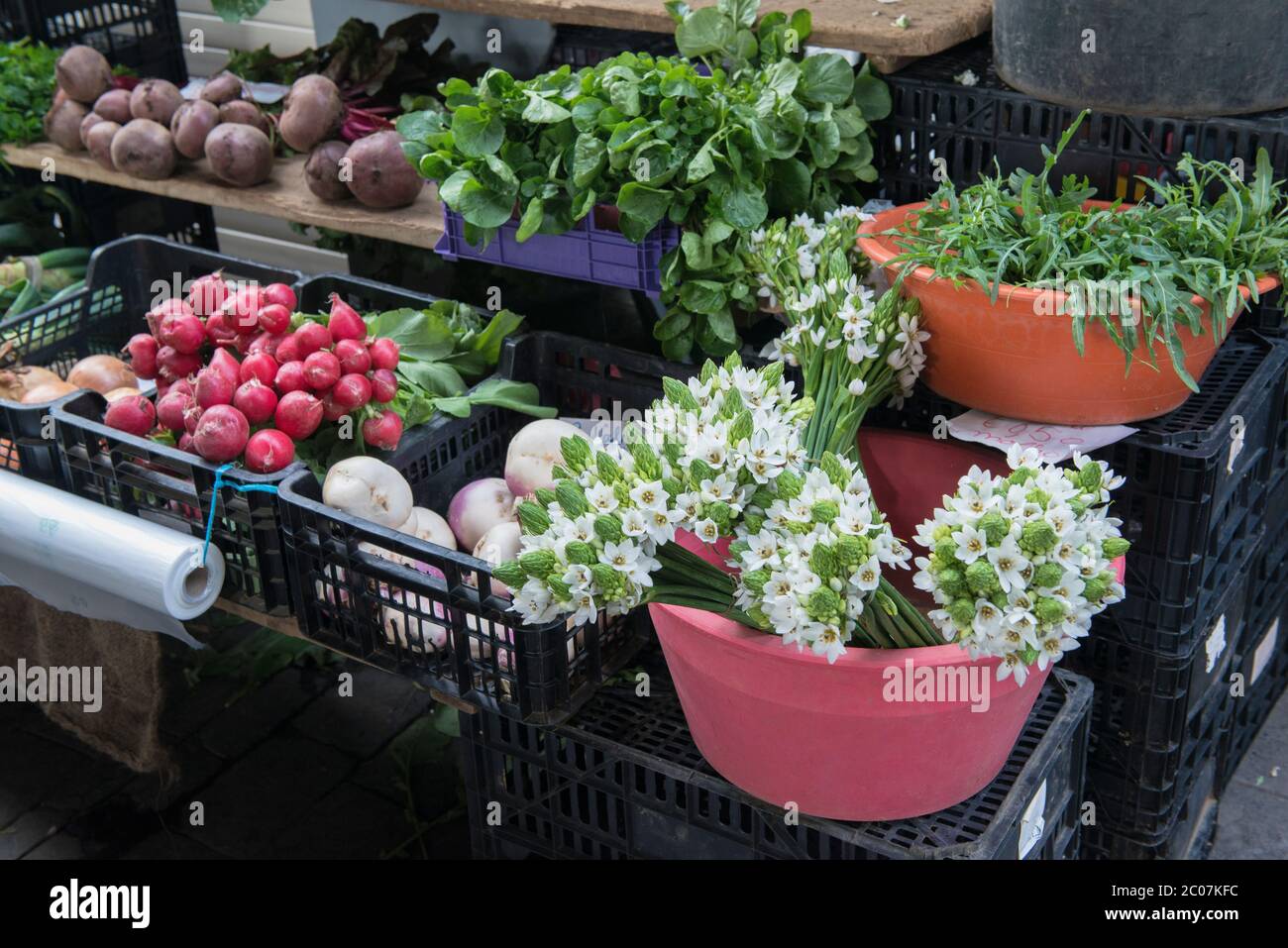 Fruits and Vegetables at the market in Ponta Delgada, Sao Miguel Island ...