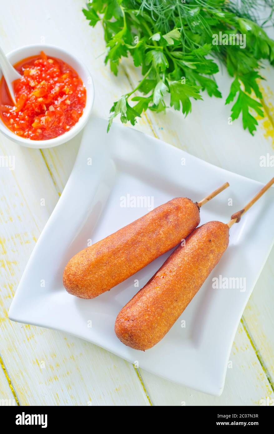 Corndogs hi-res stock photography and images - Alamy