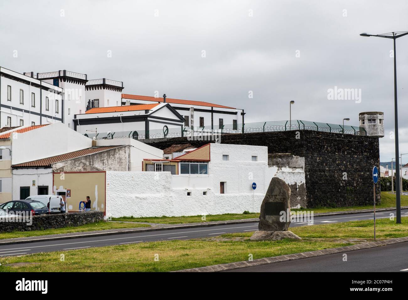 Prison of Ponta Delgada, Sao Miguel Island, Azores, Portugal Stock ...