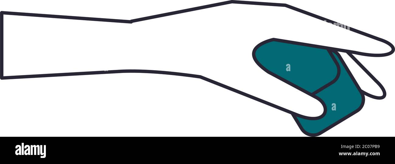 hand throwing out the trash vector illustration design Stock Vector ...