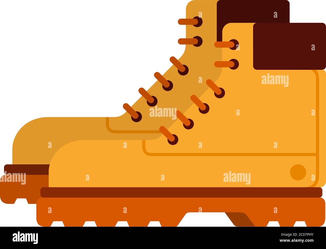 Travel boots vector flat isolated Stock Vector Image & Art - Alamy