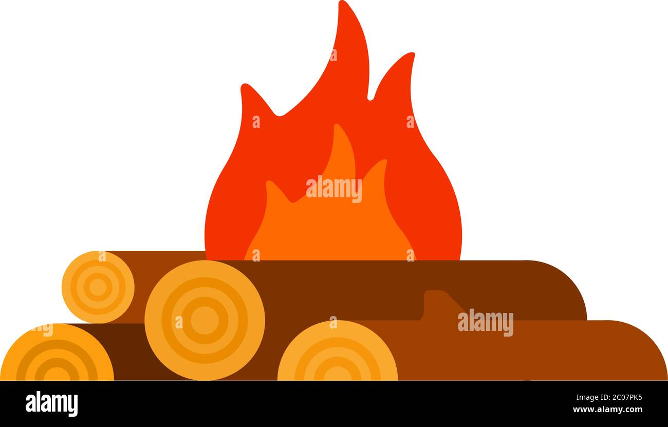 Bonfire vector flat isolated Stock Vector Image & Art - Alamy