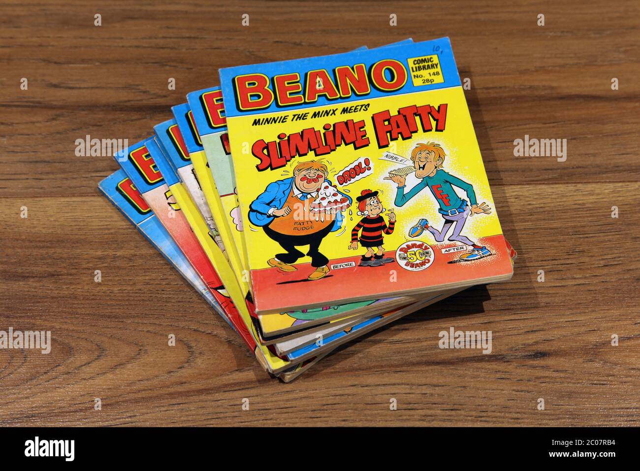 Beano Comic Library No.148 1988 "Minnie the Minx meets Slimline Fatty ...