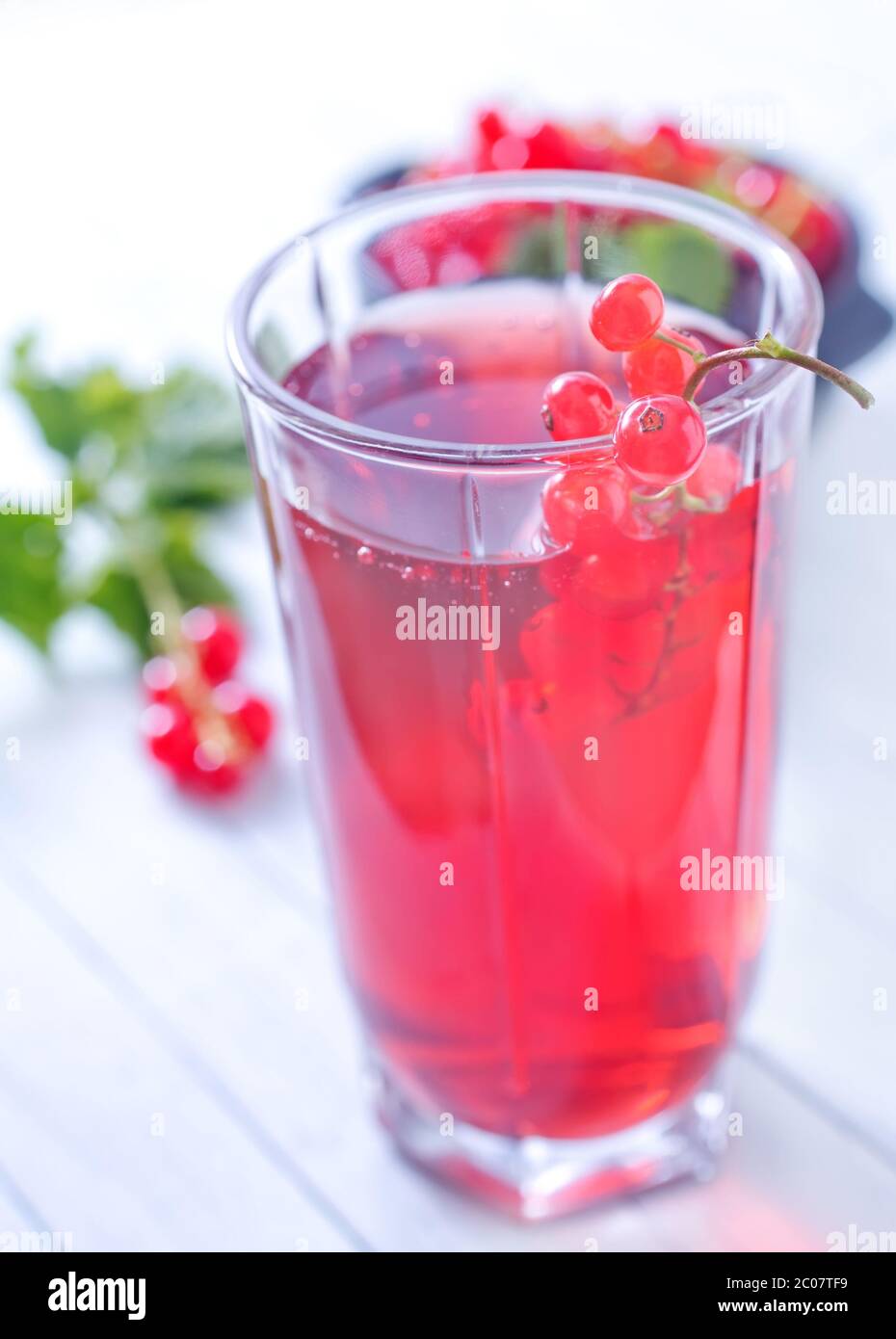 red currant juice Stock Photo - Alamy