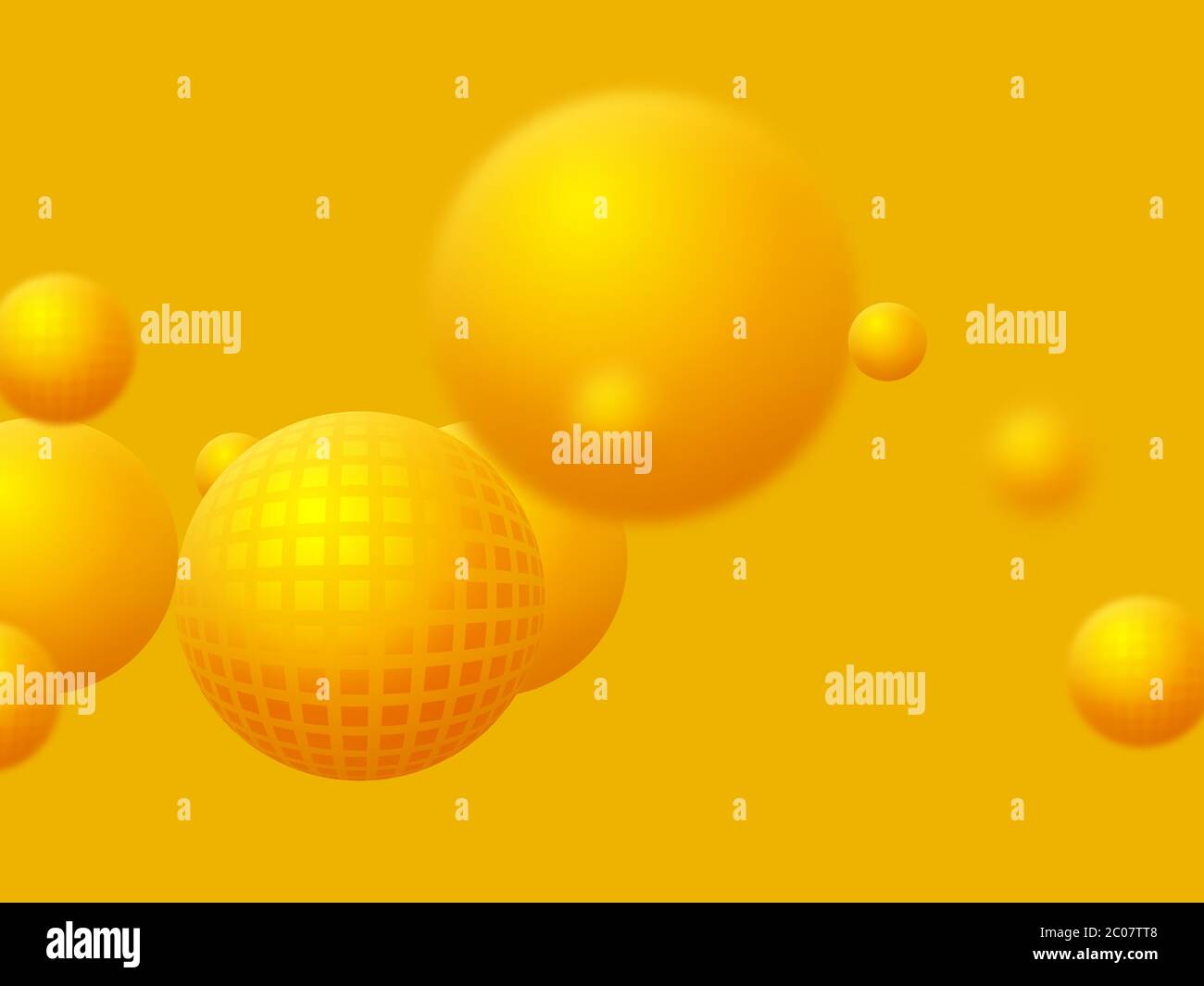 Abstract floating spheres background Stock Vector Image & Art - Alamy