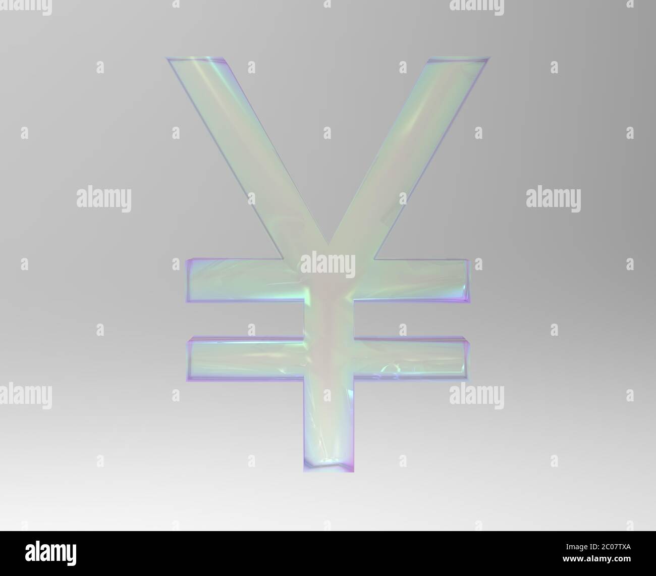 Yen symbol sign isolated Japanese yen JPY 3d render Stock Photo - Alamy