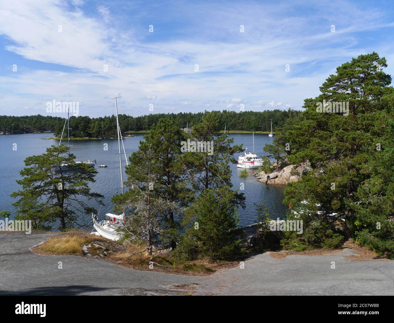 coastal landscape in the stockholm archipelago Stock Photo - Alamy