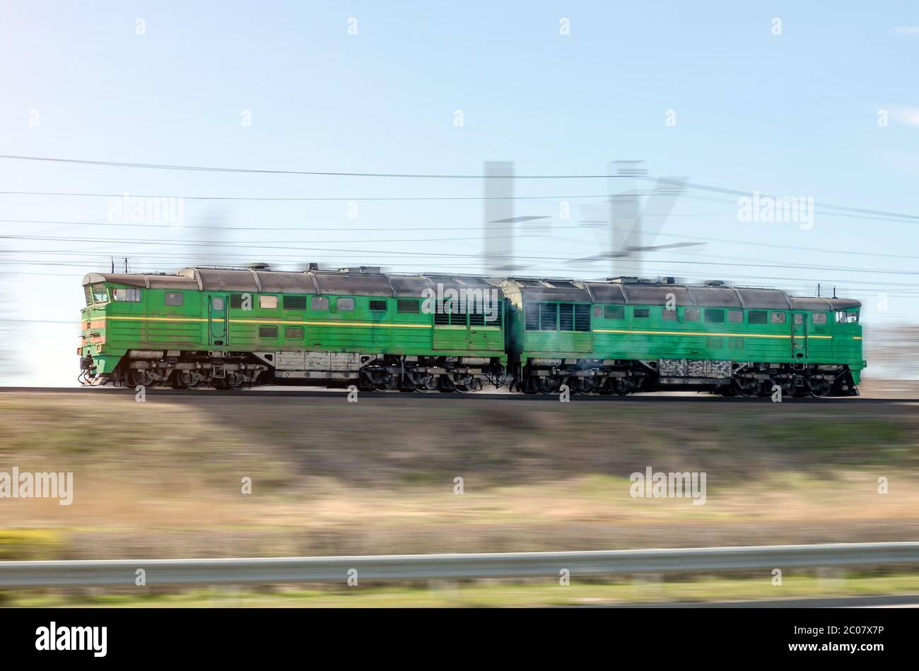Double locomotive hi-res stock photography and images - Alamy